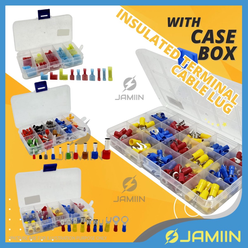 [1SET] INSULATED Cable Lug Terminal Lug Ring Y Lug T-Tap Wire ...