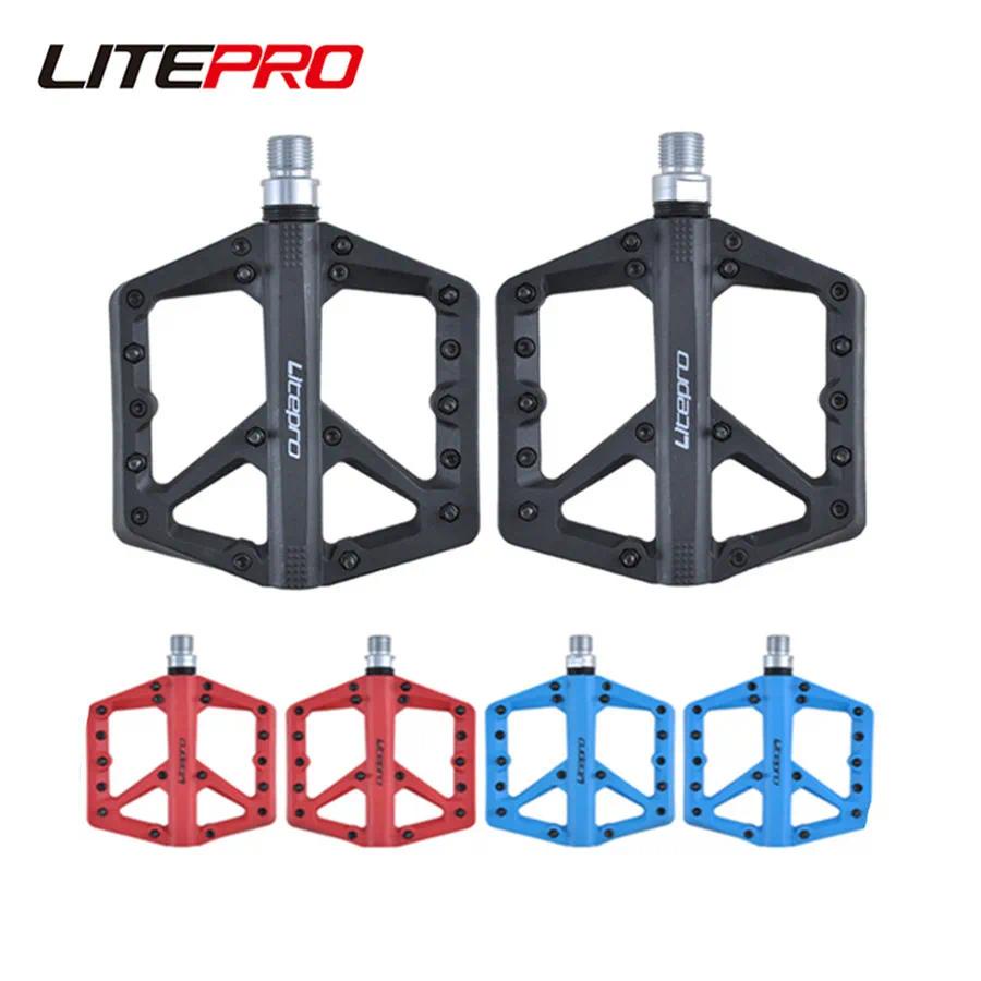 Litepro Bicycle NEW Ultralight Nylon Wide Pedals Molybdenum Steel ...