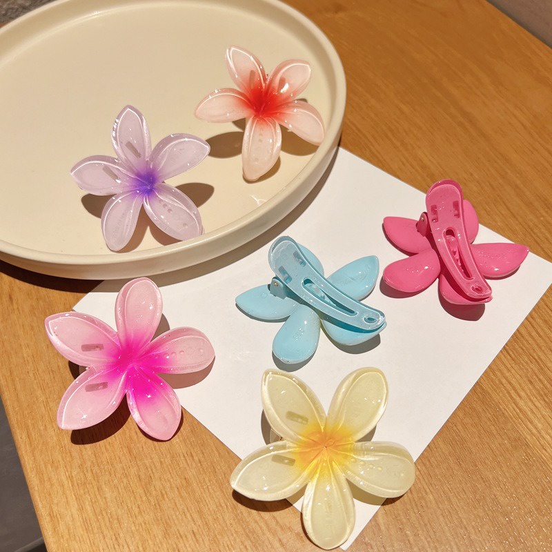 [Magpie] New Sweet Candy-colored Frangipani Hairpin and Redbud Duck ...