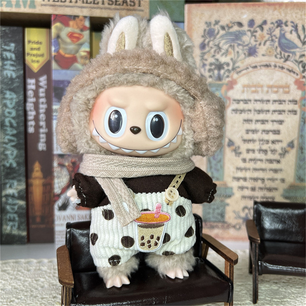 Labubu Clothes without toys 17cm Labubu Cute waifu with Replacement ...