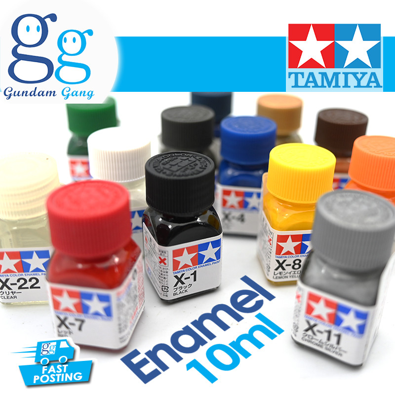 Tamiya Enamel X1 X2 X3 X4 X5 X6 X7 X8 X9 X10 X11 X12 10ml (Deliver to ...