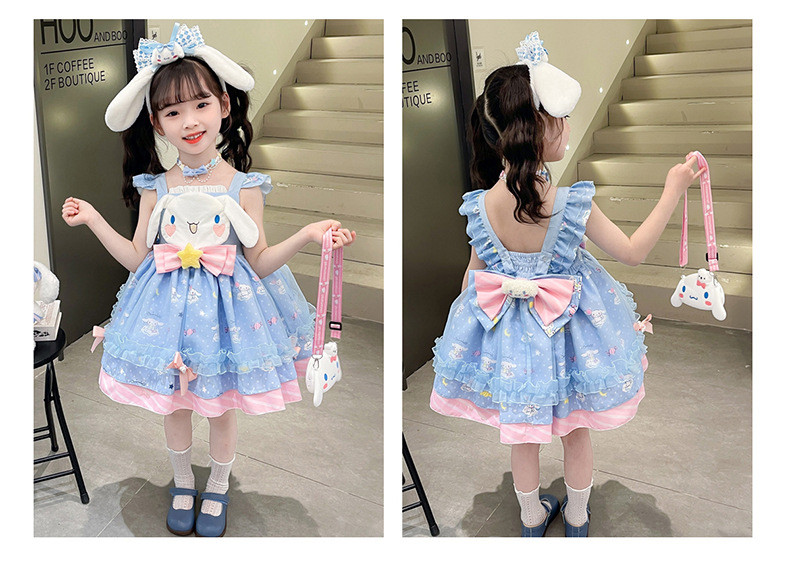 Girls' Cinnamoroll Melody Princess Skirt kids sleeveless Lolita Dress ...