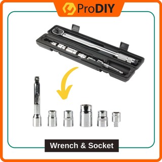 Portable 1/2inch Driver Click Adjustable Micrometer Torque Wrench ...