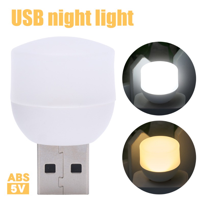USB Night Light Mini LED Night Light USB Plug Lamp Power Bank Charging USB Book Lights Small ...
