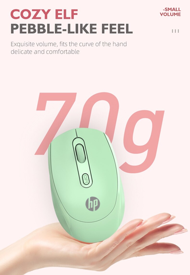 HP 2.4G Wireless Bluetooth Mouse Mute Mouse 1600DPI Office Mouse Game ...