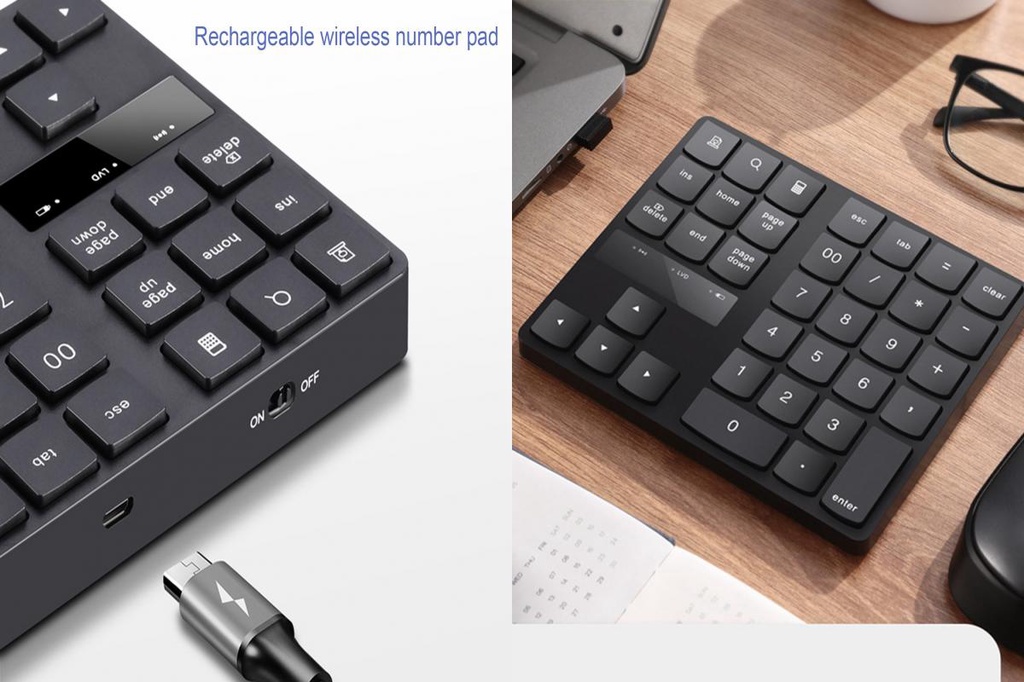 GRC- 35 Keys External Numeric Keyboard Computer Accessories Stable ...