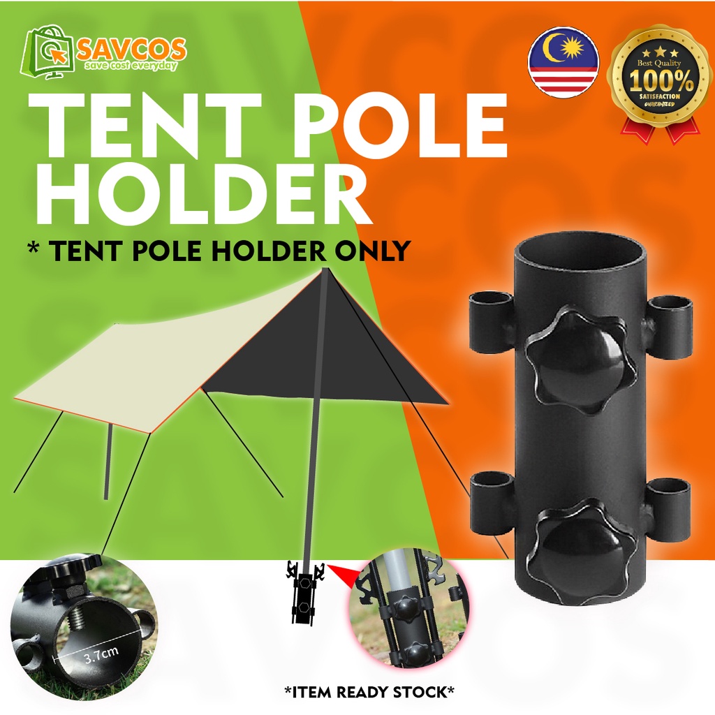 1PCS Tent Pole Holder Stabilizer Awning Tarp Flysheet Rod Camping Tube ...