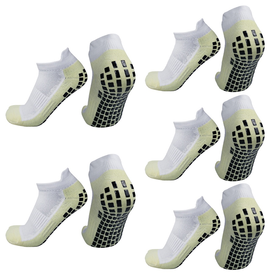 5 Pairs New Style Short Men Women Sports Socks Anti-slip Friction ...