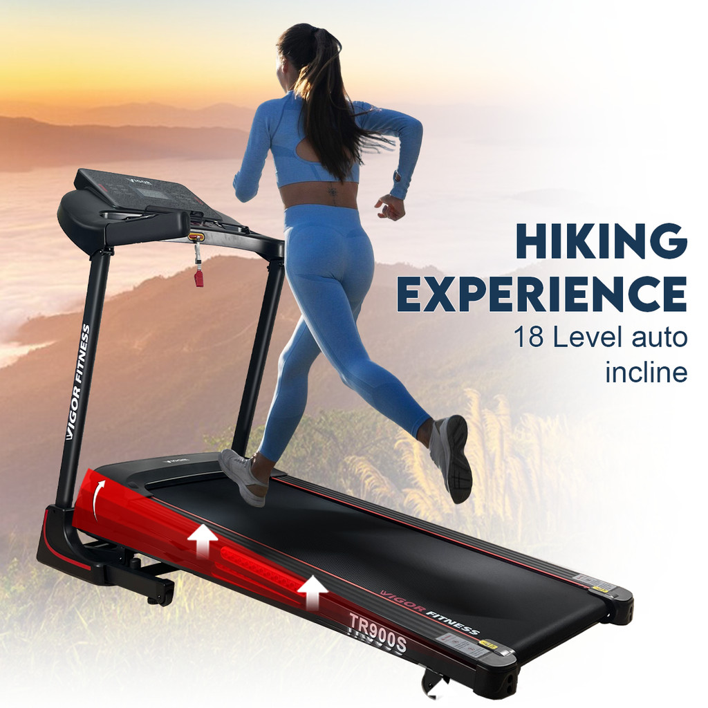 Vigor 4.5HP Treadmill with Auto Inclination TR900S / Vigor 4.5HP ...