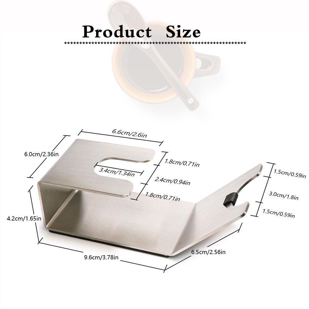 Coffee Portafilter Stand Stainless Steel Portafilter Holder Bottomless ...