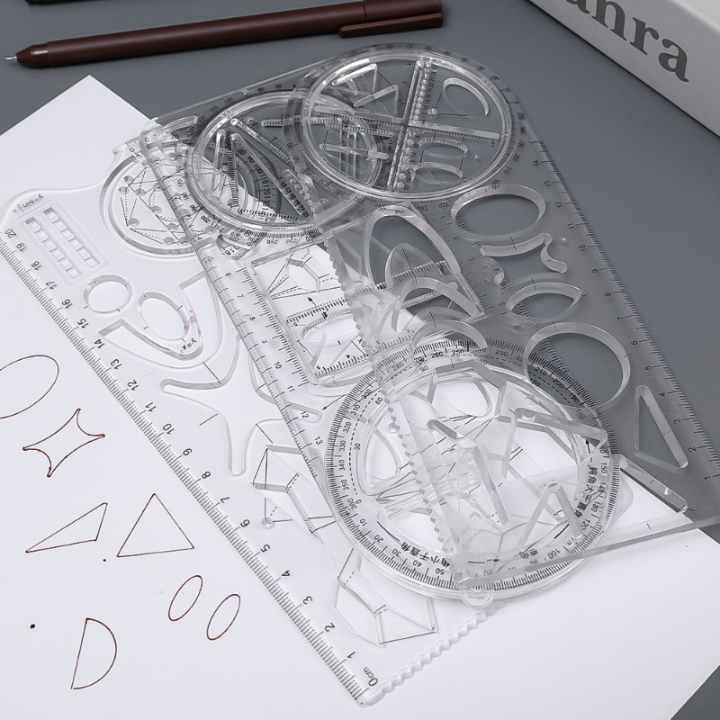 Multifunctional Geometric Ruler / Primary and Secondary School Activity ...