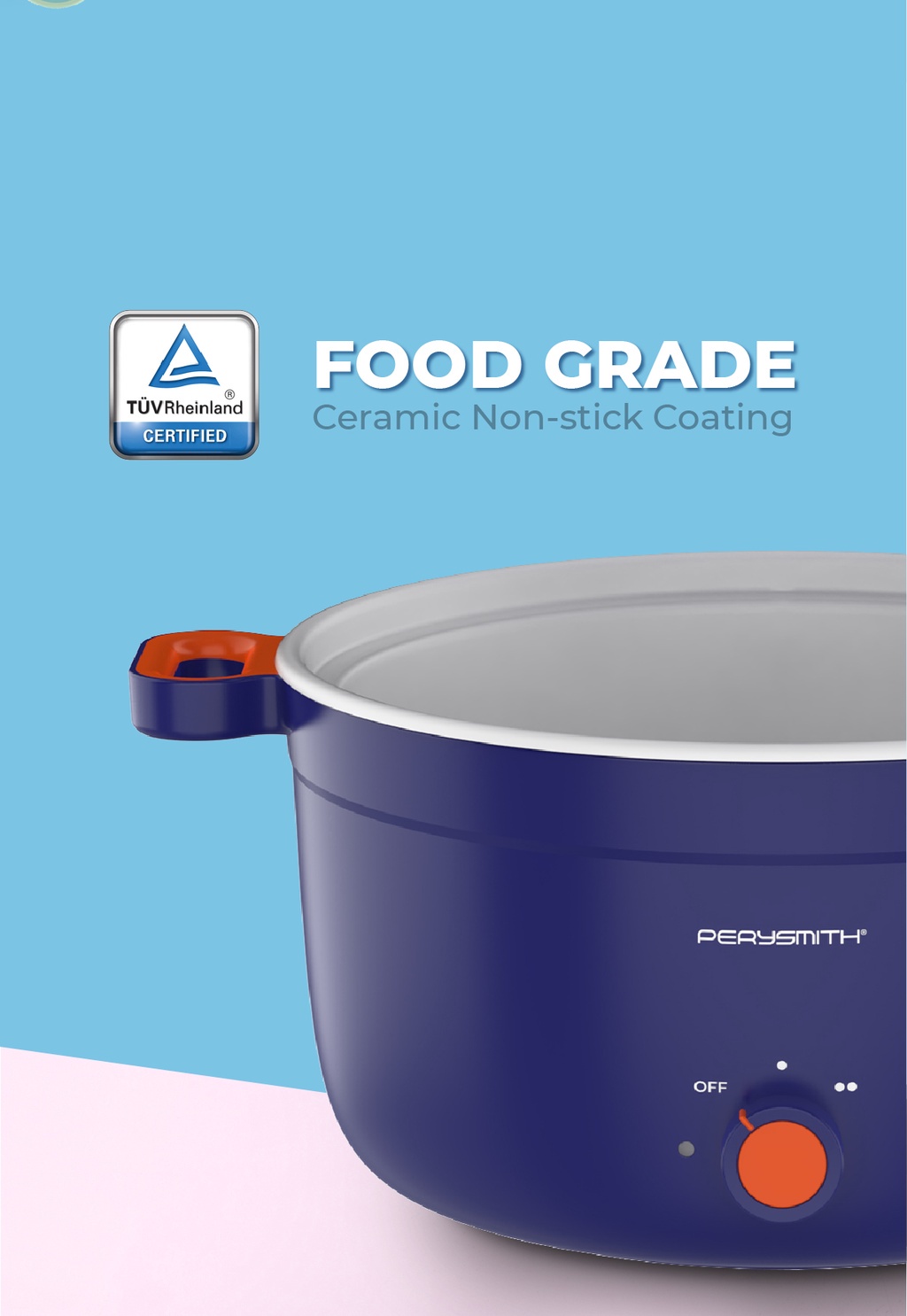 PERYSMITH Pery Smith SN1100 4L Liter 2 In 1 Multi Cooker Pan Pot ...