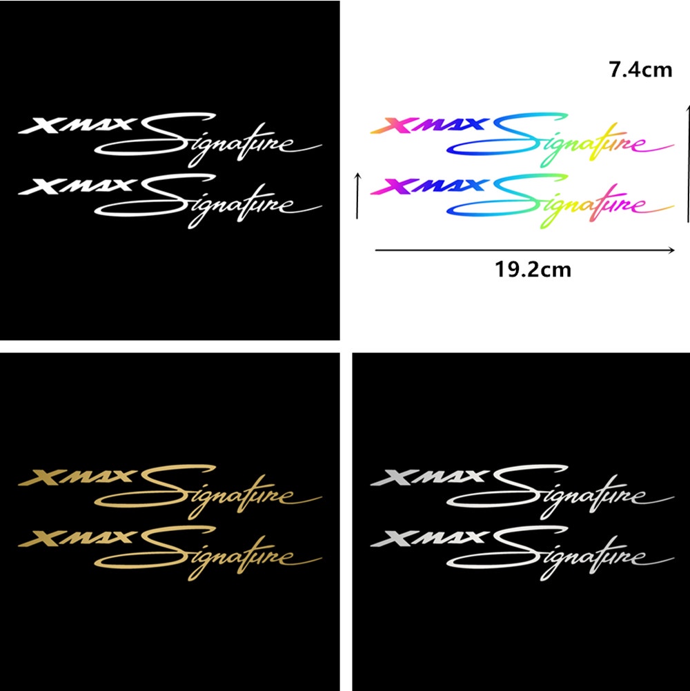 YAMAHA XMAX Japanese Version Sticker Signature Decal Motorcycle ...