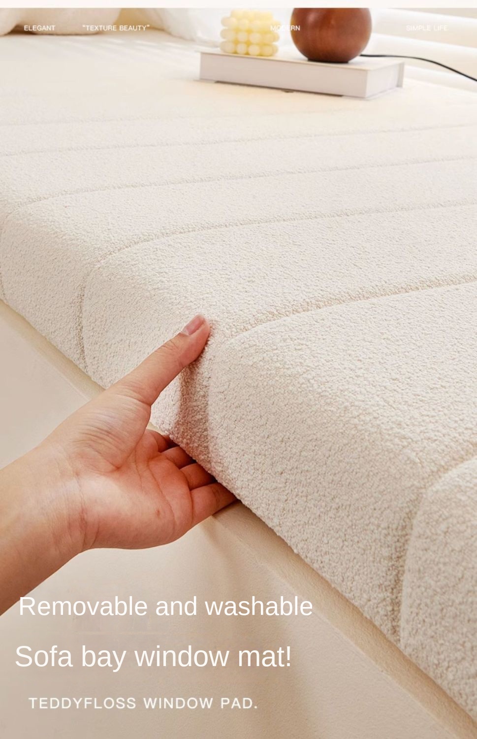 [Removable Washable Customized Products] Bay Window Cushion Window Sill ...