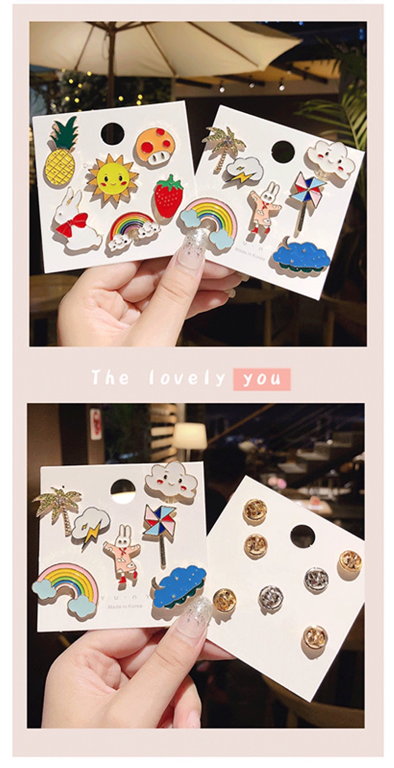 5Pcs Diversity Random Badges Cute Ins Personalized Badges Pins ...