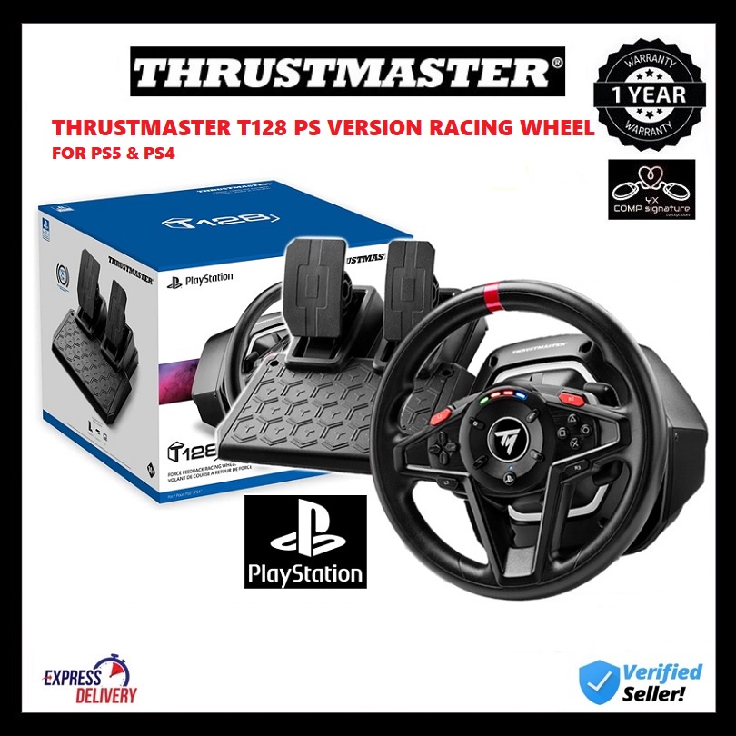 THRUSTMASTER T128 PS VERSION RACING WHEEL FOR PS5 & PS4 4160868 | Shopee Malaysia