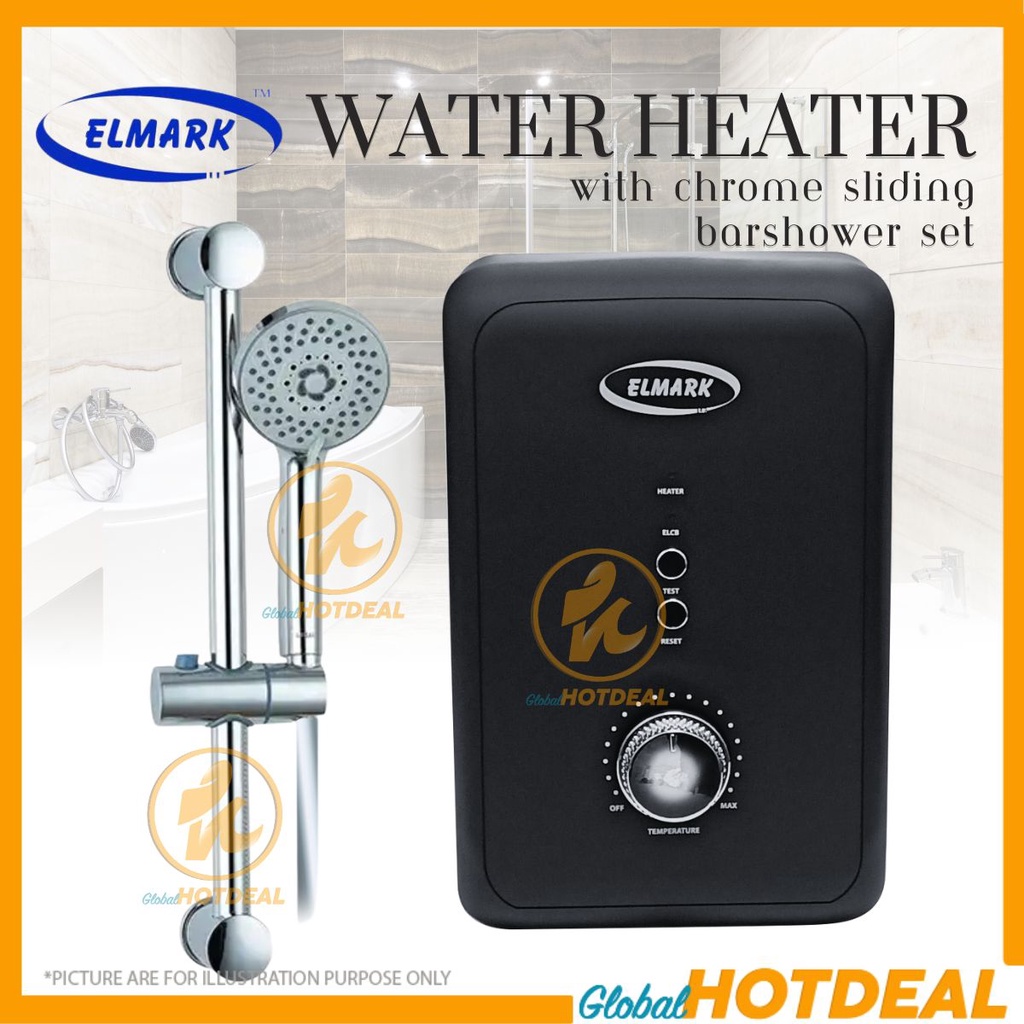 ELMARK UK-93 Instant Water Heater Pancuran Air Panas Electric Instant ...