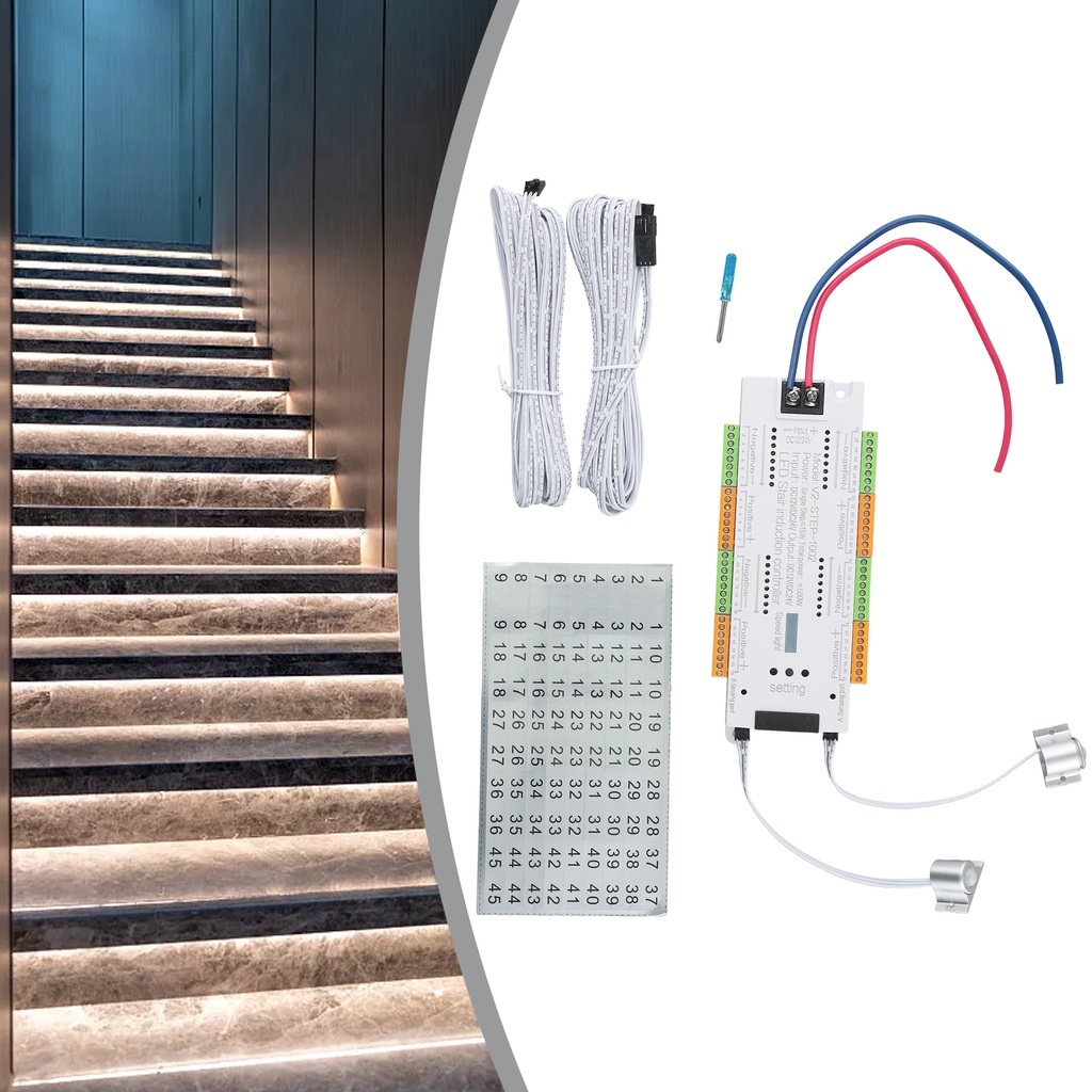 [TWILIGHT] Motion sensor stair light Automatic Stairway ladder ...