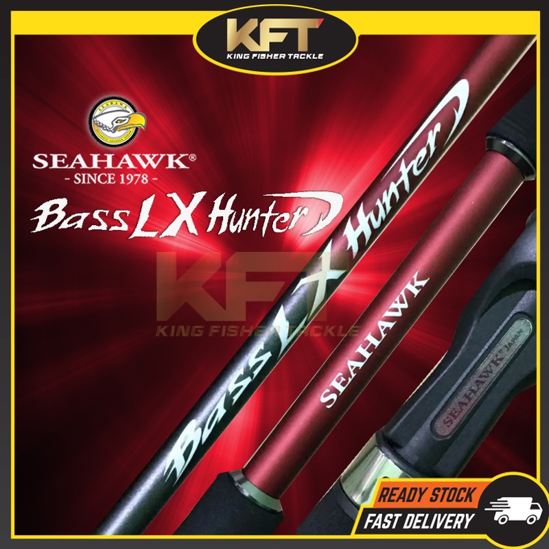 SEAHAWK BASS LX HUNTER BAITCASTING FISHING ROD | Shopee Malaysia