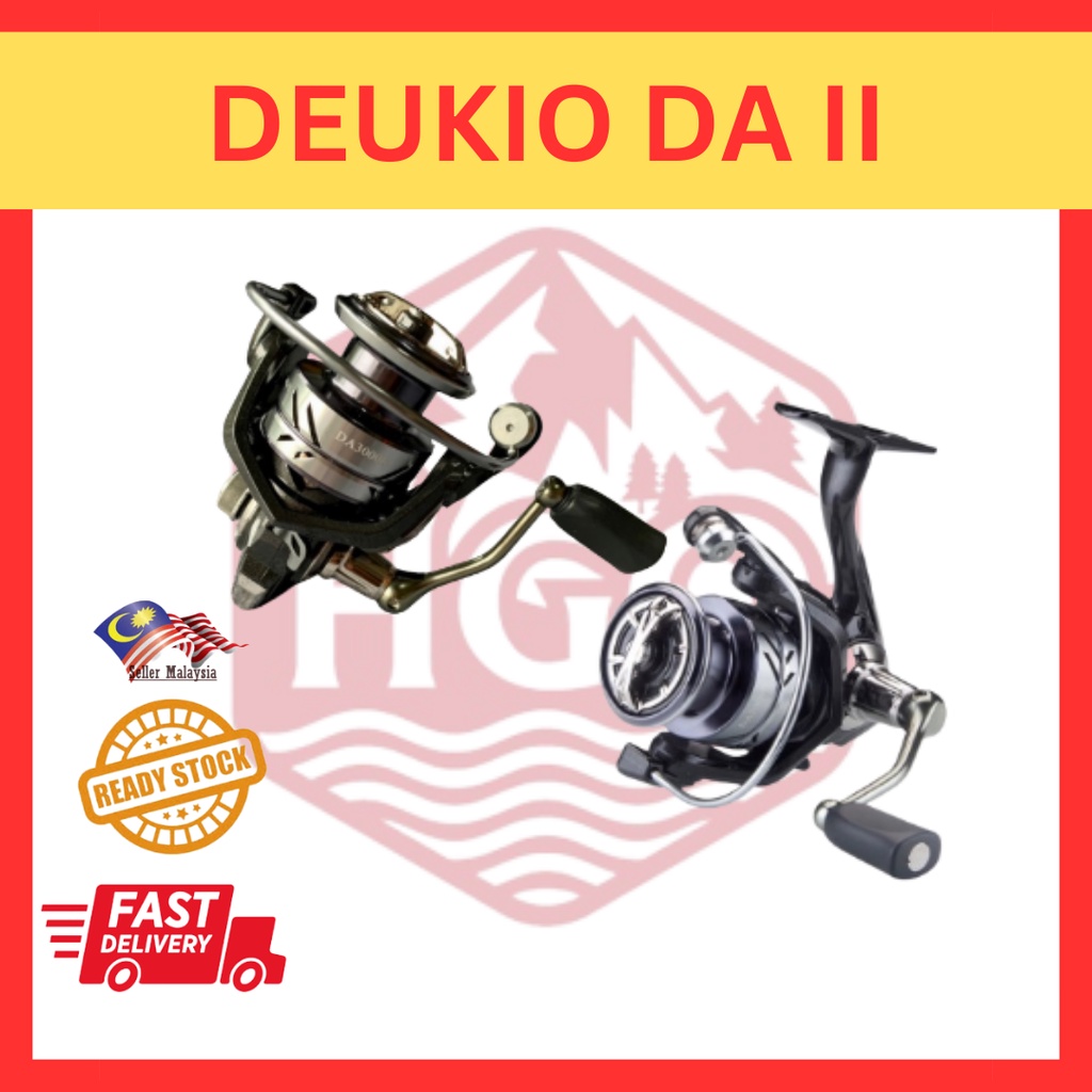 DEUKIO Fishing Reel DA 2000-5000 Series 3+1 BB Metal Spinning Wheel Max drag 15kg Outdoor Lure ...