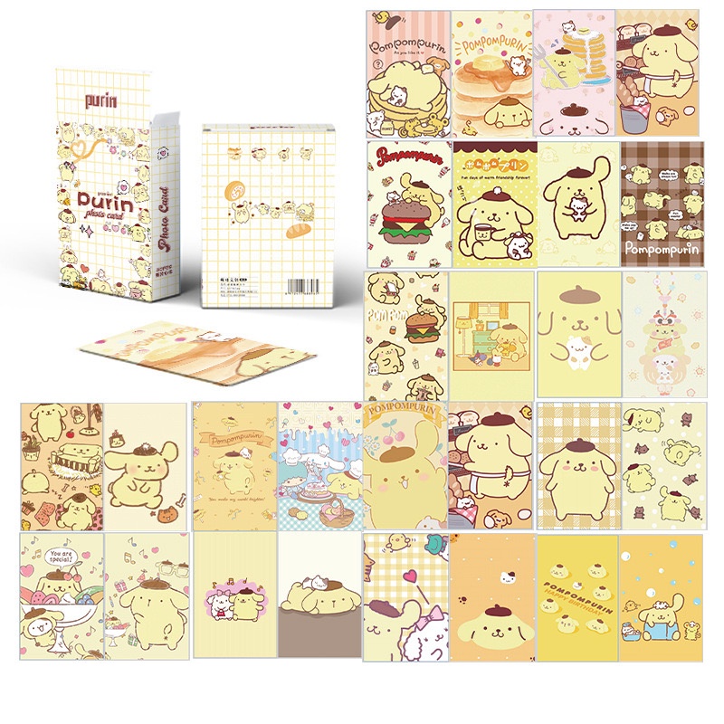 50PCS Sanrio Laser Lomo Card Kpop Photocard Cute Carton Flash Cards and ...