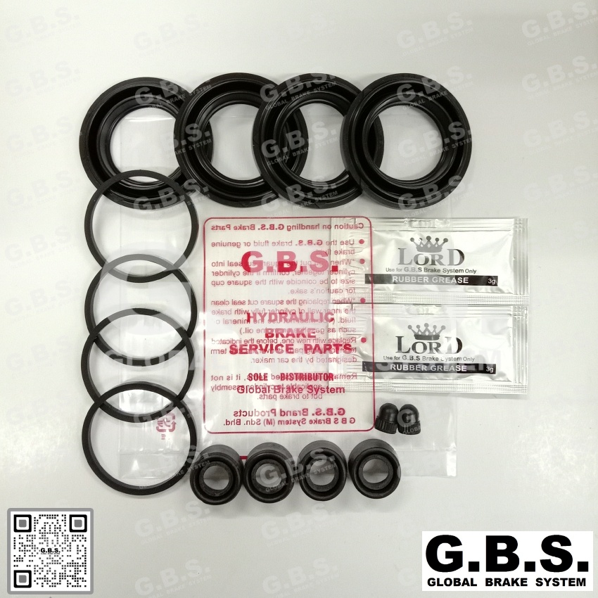 GBS Disc Brake Seal Kit For ISUZU D-MAX 3.0 (B) (Front) (Full Set ...