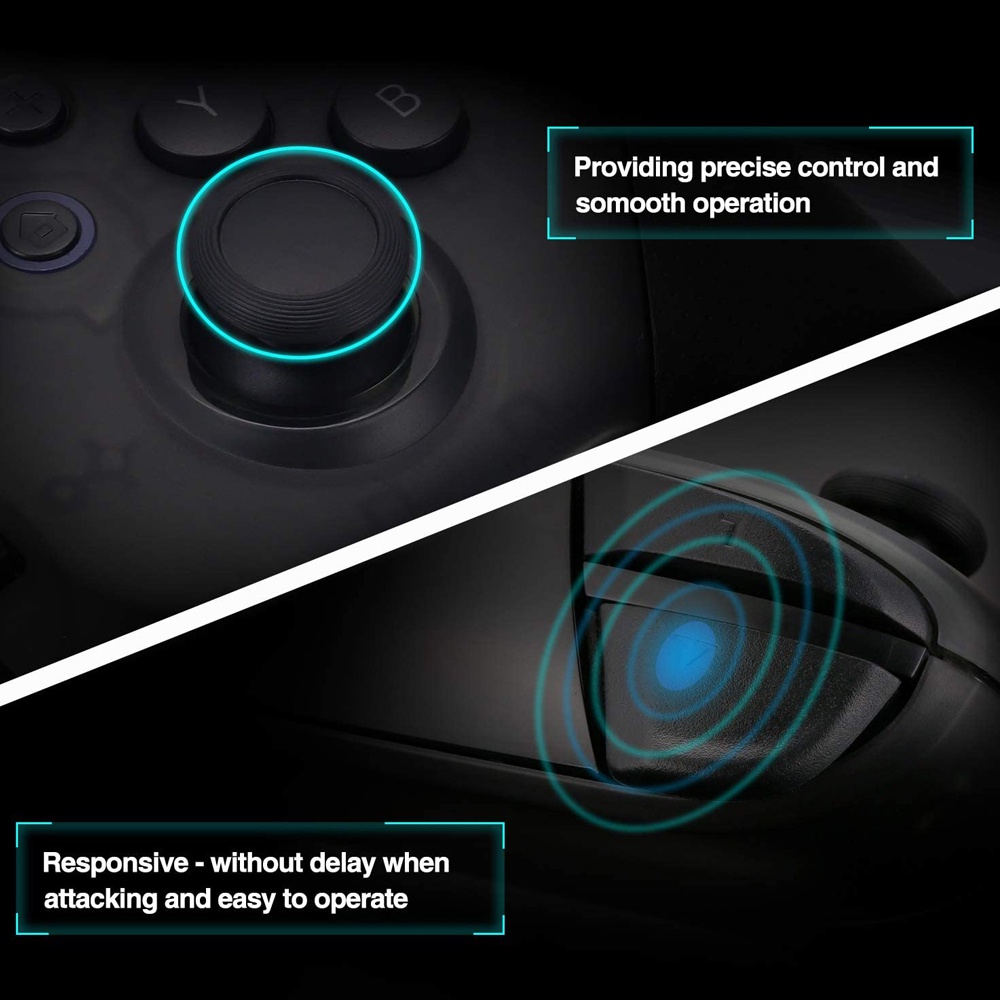 For Nintendo Switch Pro Controller With NFC and Wake Function Wireless ...
