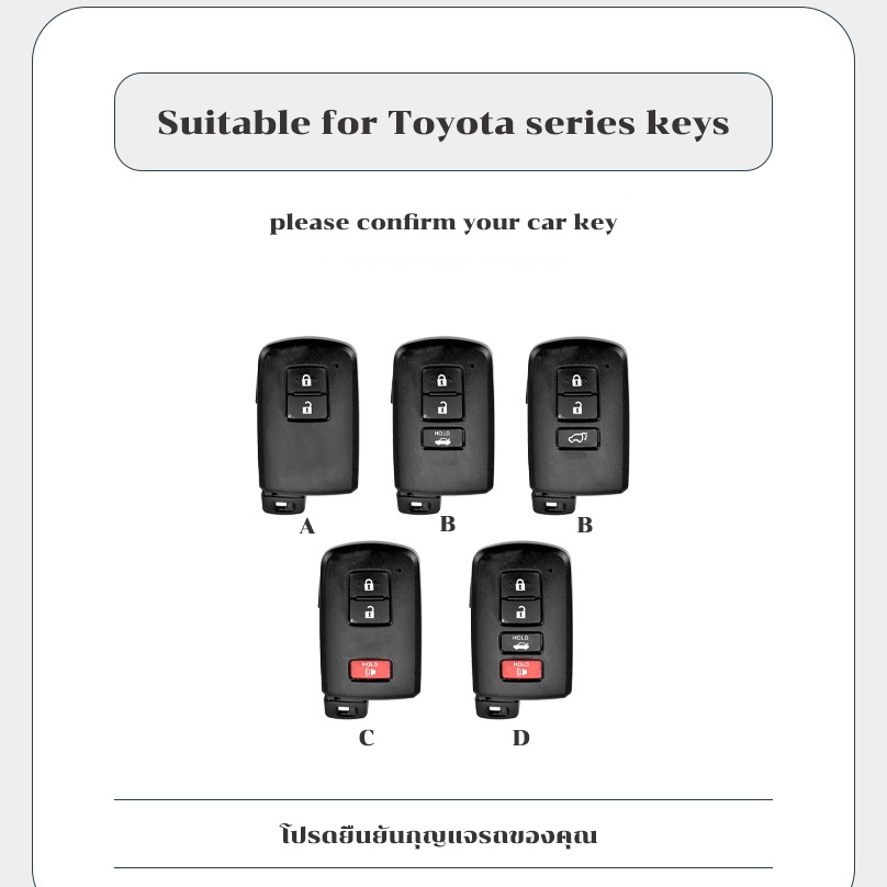 toyota remote key case toyota camry corolla rav4 altis sienta 2/3/4 ...