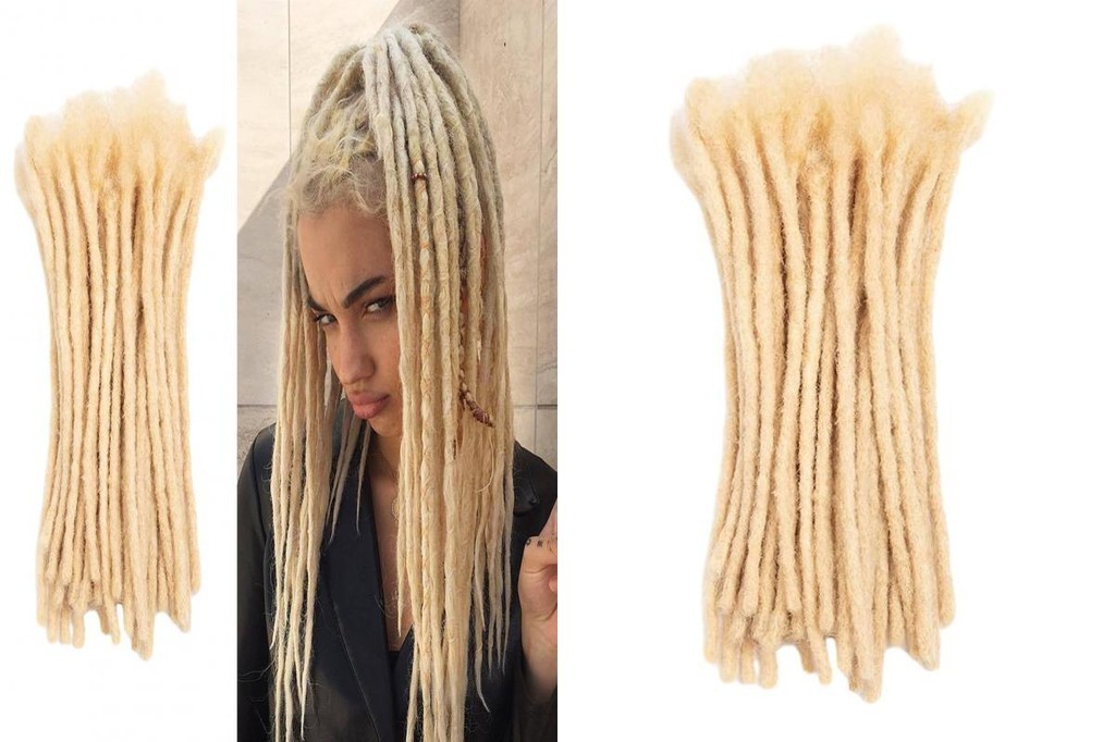 GRE Beautiful and Firm Dreadlocks 10pcs Real Person Dreadlock ...