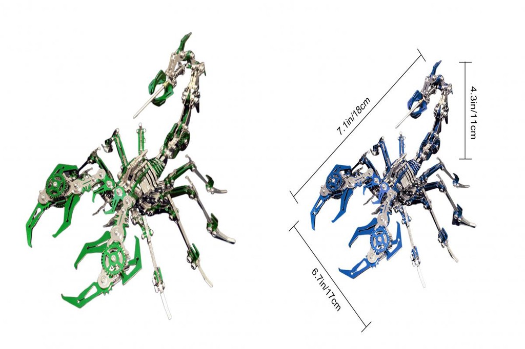Brain Teaser Scorpion Puzzle Metal Scorpion Model Metal Scorpion Puzzle ...