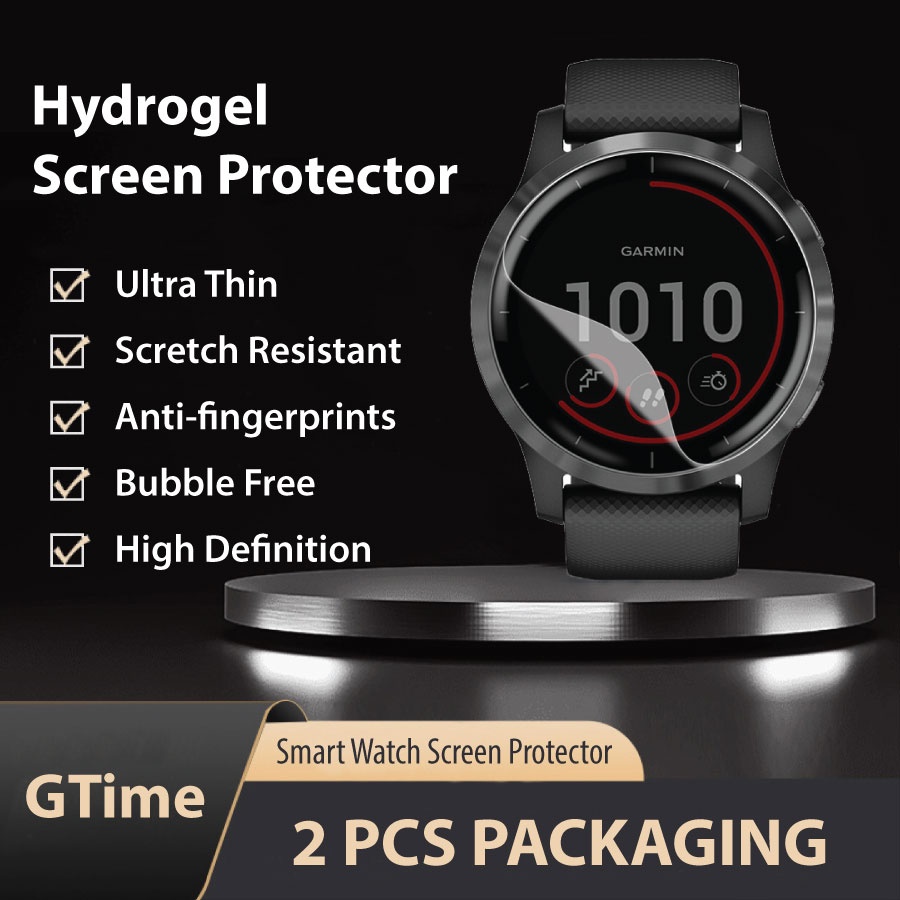 Round Watch Smart Watch Hydrogel Watch Screen Protector Sesuai Semua ...