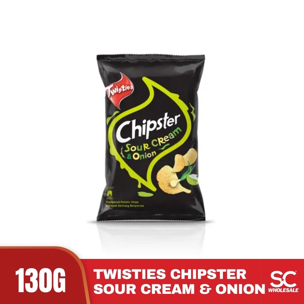 Twisties Chipster Potato Chips Sour Cream & Onion 130g | Shopee Malaysia