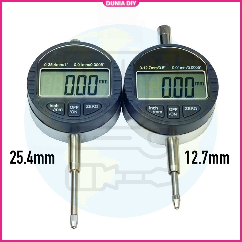 12.7mm 25.4mm Digital Dial Indicator Electronic Measurement Micrometer ...