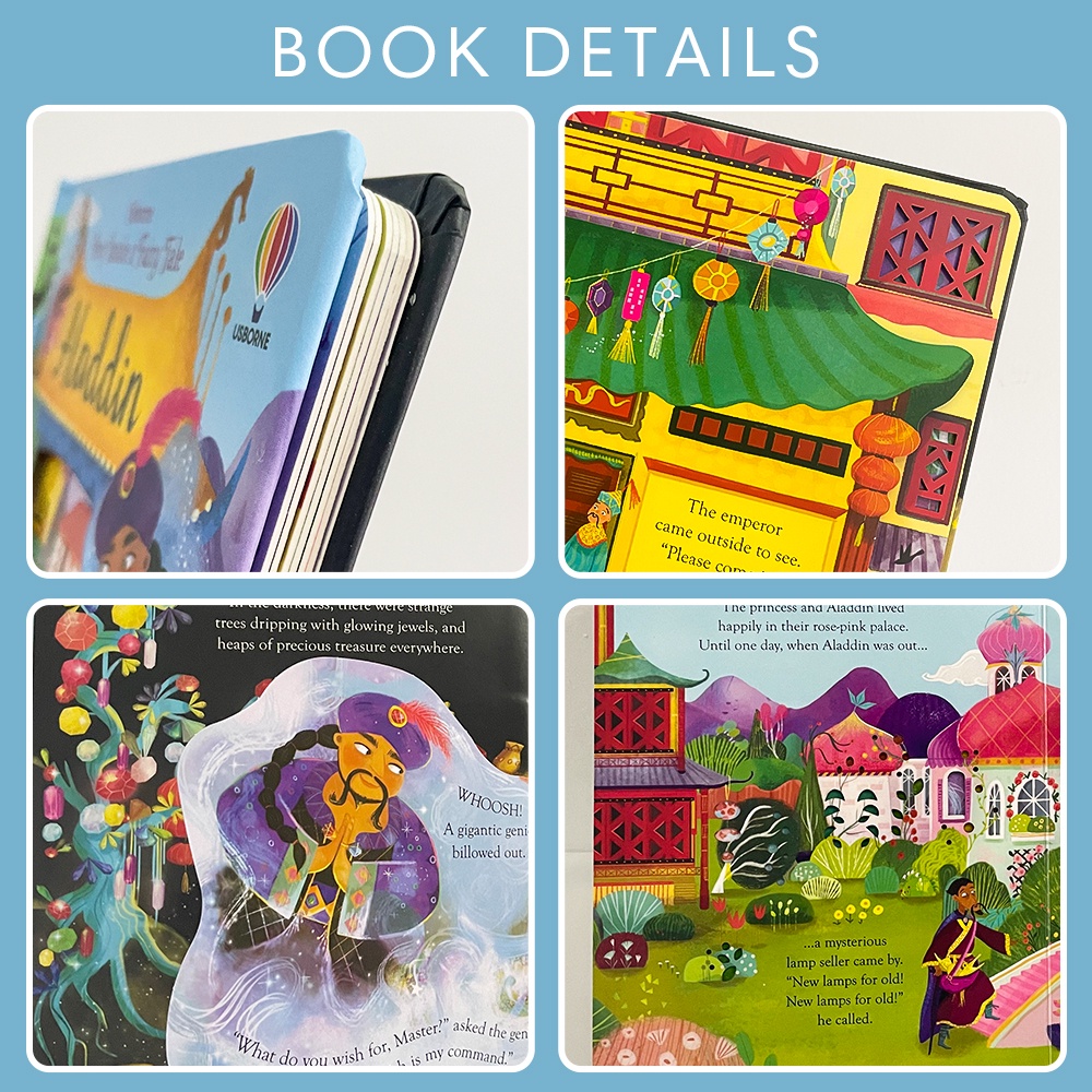 Usborne Peep Inside A Fairy Tale Aladdin English Picture Books for Kids ...