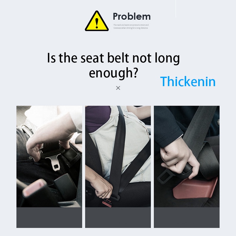 Zinc Alloy Car Seat Belt Extension Buckle Seat Belt Extension Clip ...