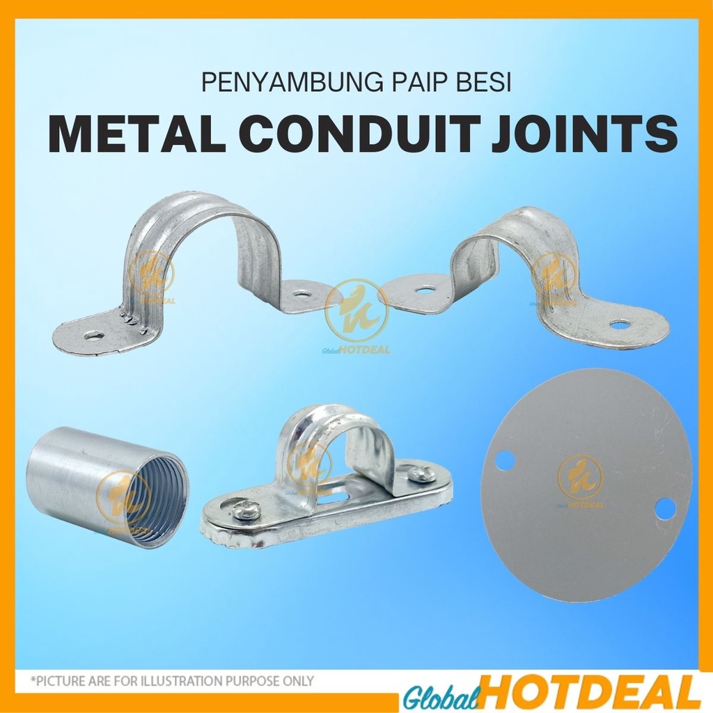 [1PC] 20mm 25mm Metal Conduit U Shaped Conduit Clamp Saddle Conduit ...