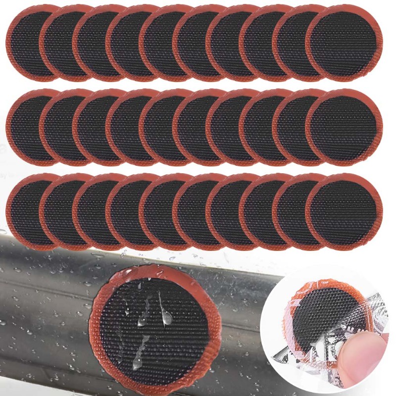 10Pcs Motorcycle Tyre Patching Repair Accessory / Portable No Glue Boat Fix Pad Tools / Bicycle ...