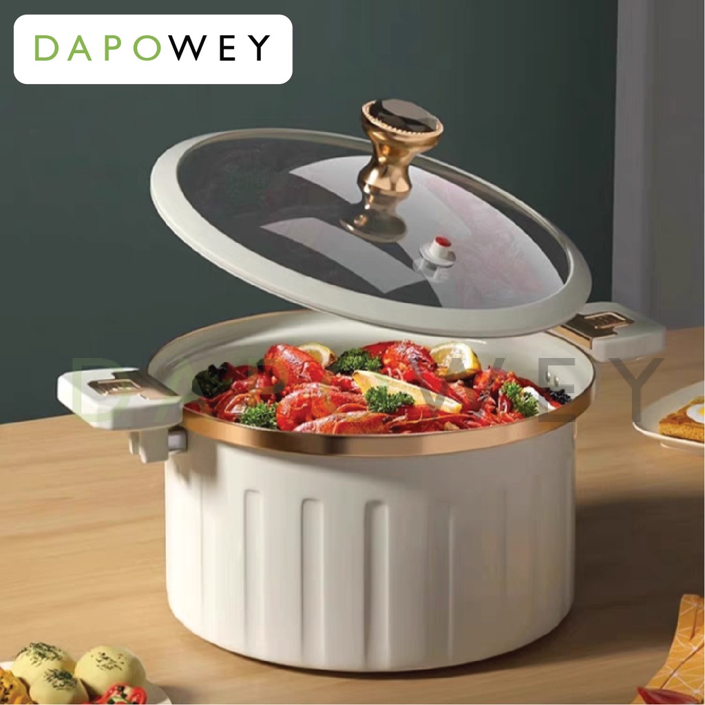 DW Periuk Tekanan Mikro Pintar Anti Melekat Kapasiti Besar Masak Sup ...