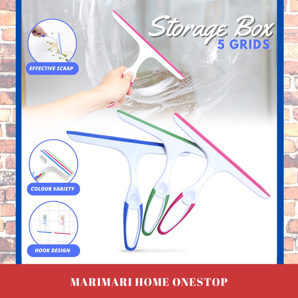 Window Scraper Soft Rubber Bathroom Glass Wiper Car Glass Cleaner ...