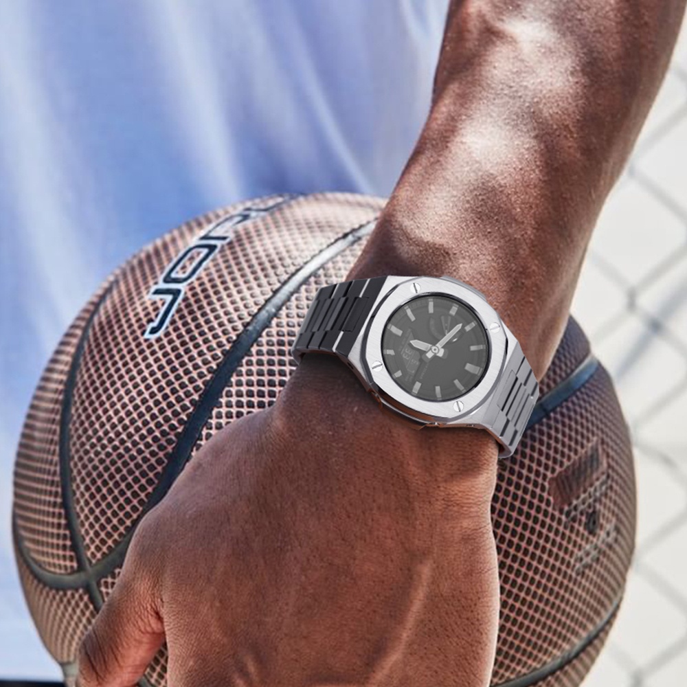 Nautilus Style Casioak GA2100 Luxury Refit Mod Kit Set For GA-2110 ...