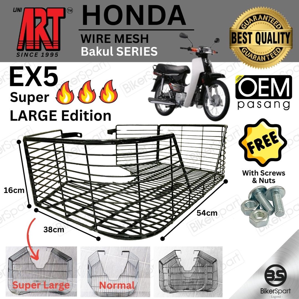 Bakul Extra Besar Uni Art Honda EX5 ASTREA STAR ASTREA PRIMA Legend ...