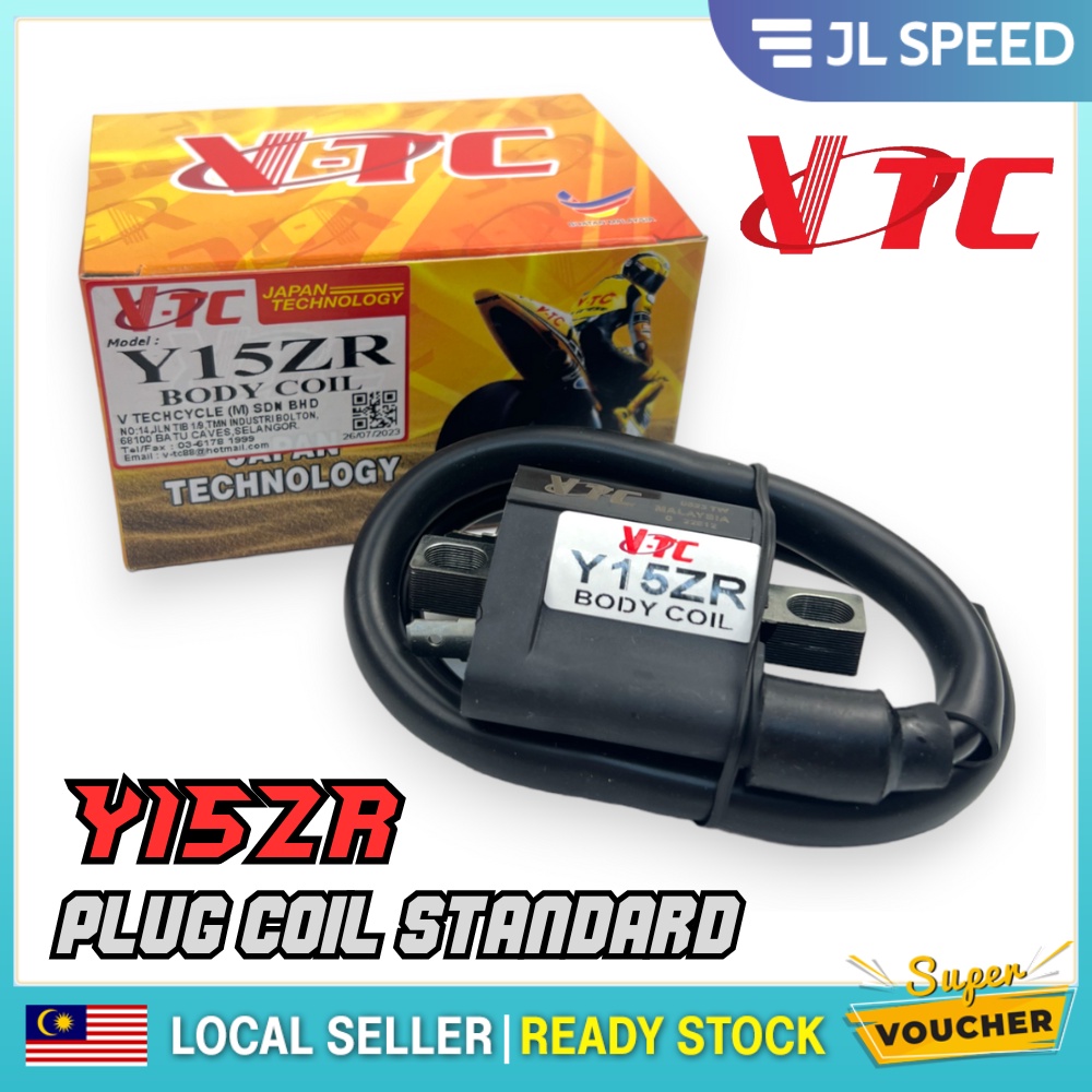 YAMAHA Y15 Y15ZR V1 V2 IGNITION COIL BODY COIL KOIL STANDARD PLUG COIL ...