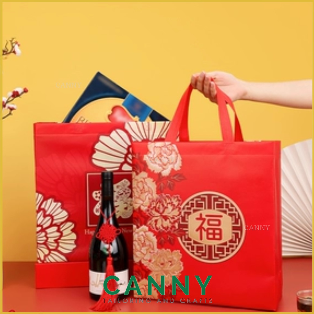1 PCS Non-Woven Gift Bag CNY /CNY Bag / Cookies Bag / Non-Woven Bag ...