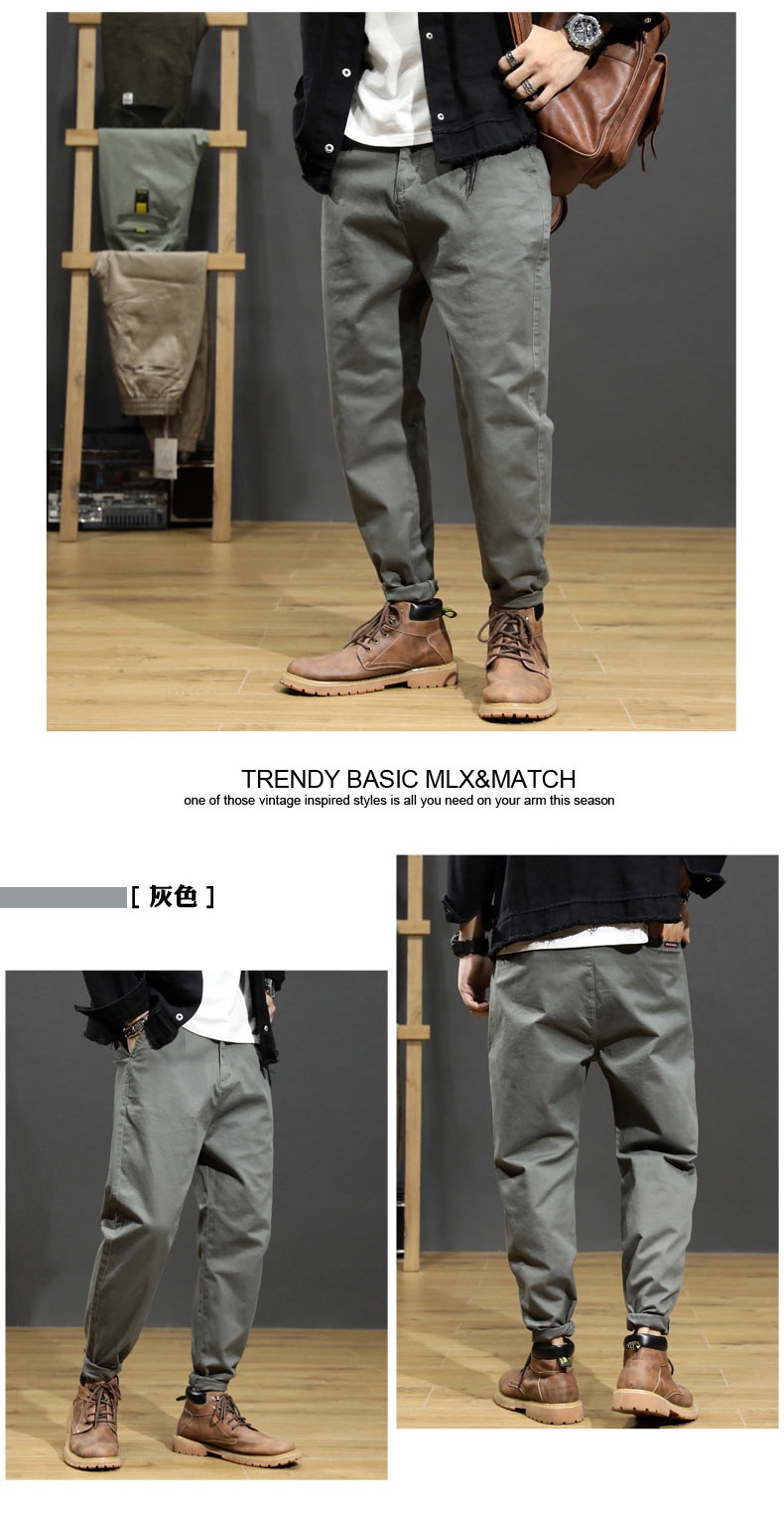 High Quality Chinos Pants for Men Cotton Casual Trousers | Shopee Malaysia