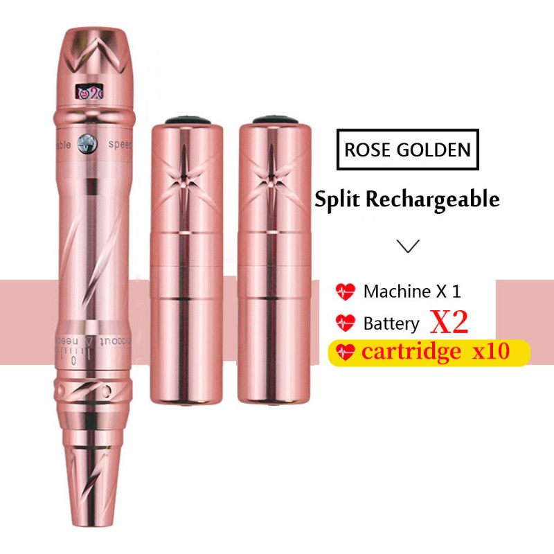 【Available】New Wireless/wired PMU eyebrow and lips Machine pen set（with ...