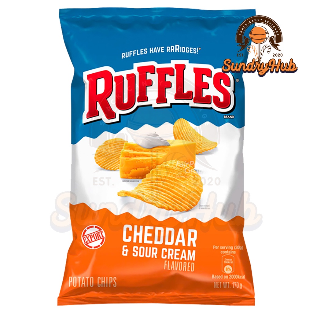 Ruffles Cheddar & Sour Cream 170g | Shopee Malaysia