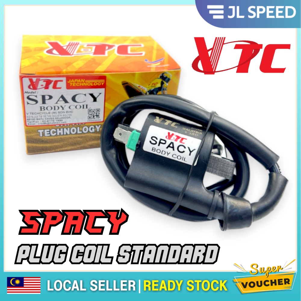 HONDA SPACY 110 / SPACY110 IGNITION COIL BODY COIL KOIL STANDARD PLUG ...
