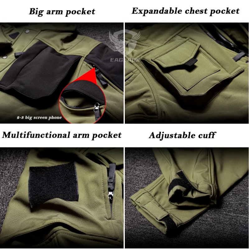 Eaglade Tactical Motorcycle Jacket In Green Waterproof JTXN20 | Shopee ...