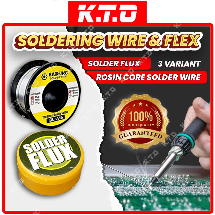 0.8MM / 1.2MM Solder Wire Rosin Core & Solder Flux Soldering Lead For ...