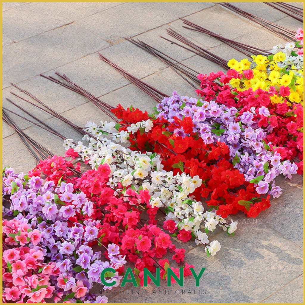 Blossom Flower with Branches 120cm (1分支)/ Bunga Sakura / Mei Hua / 桃花 ...